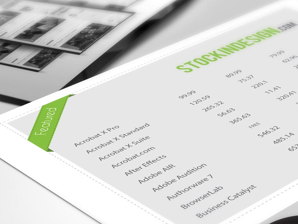 5 Awesome Table Styles For Adobe InDesign StockInDesign