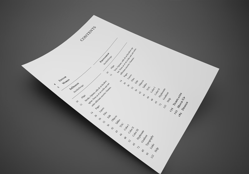 Indesign Table Of Contents Naxrechatter