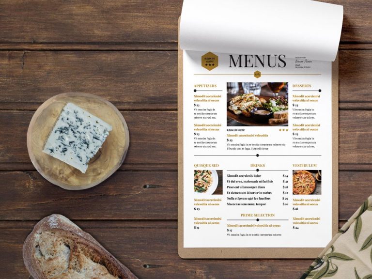 Simple Food Menu – StockInDesign