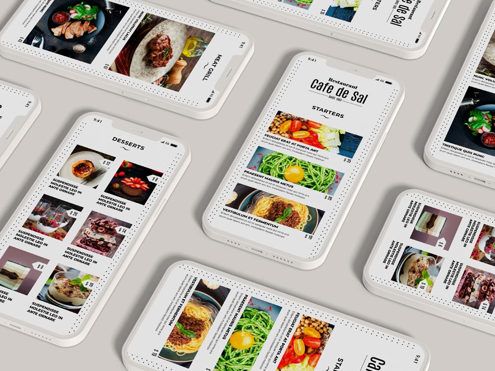 Minimal Food Menu - StockInDesign